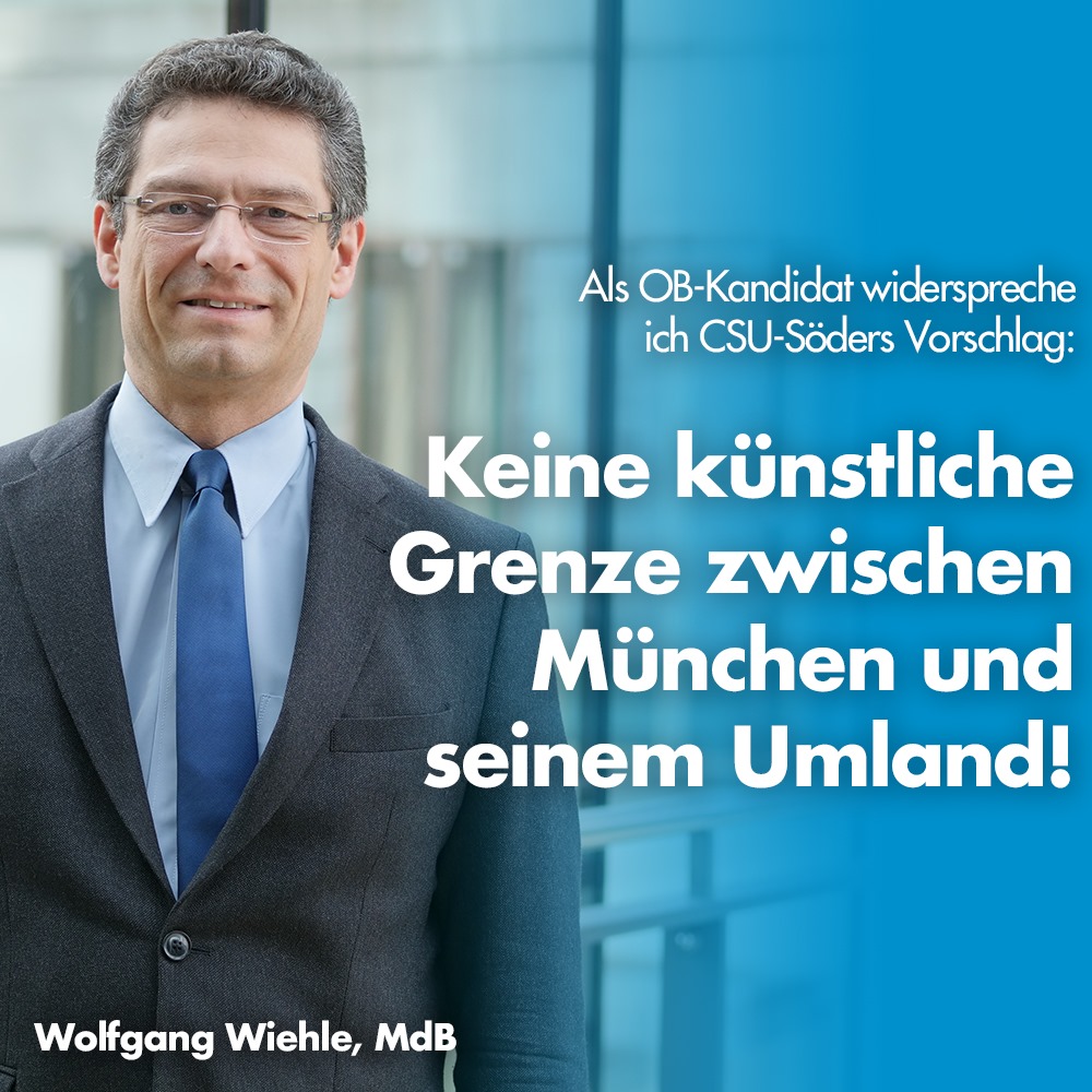 OB-Kandidat Wolfgang Wiehle kritisiert Söders Vorschlag - AfD München OB-Kandidat Wolfgang Wiehle kritisiert Söders Vorschlag - AfD München