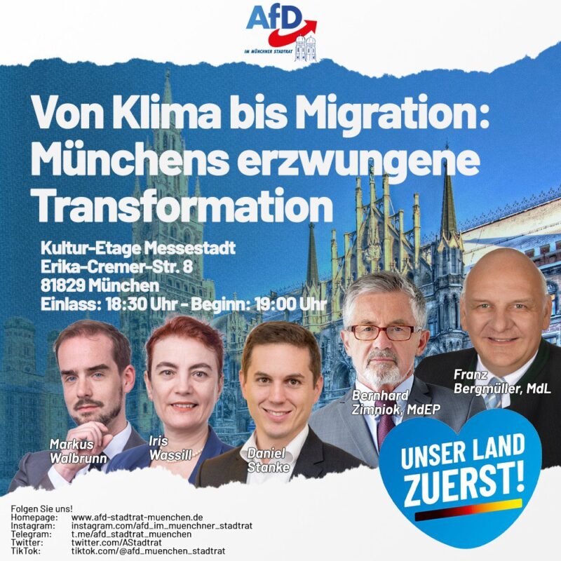 „Von Klima bis Migration – Münchens erzwungene Transformation ...